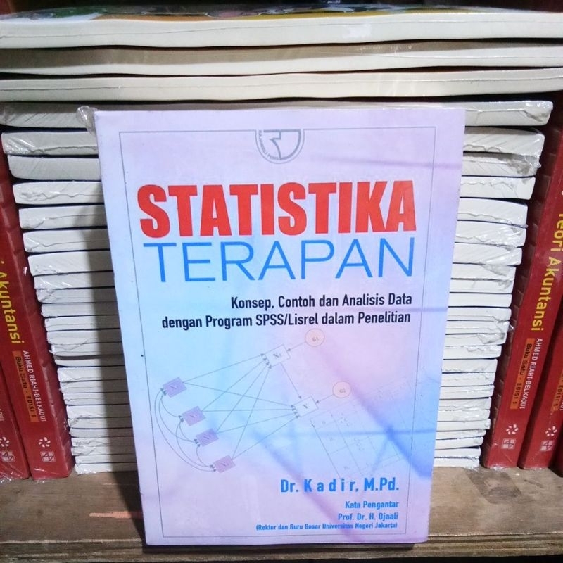 Jual Buku STATISTIKA TERAPAN Konsep, Contoh dan Analisis Data dengan Program SPSS/Lisrel dalam ...