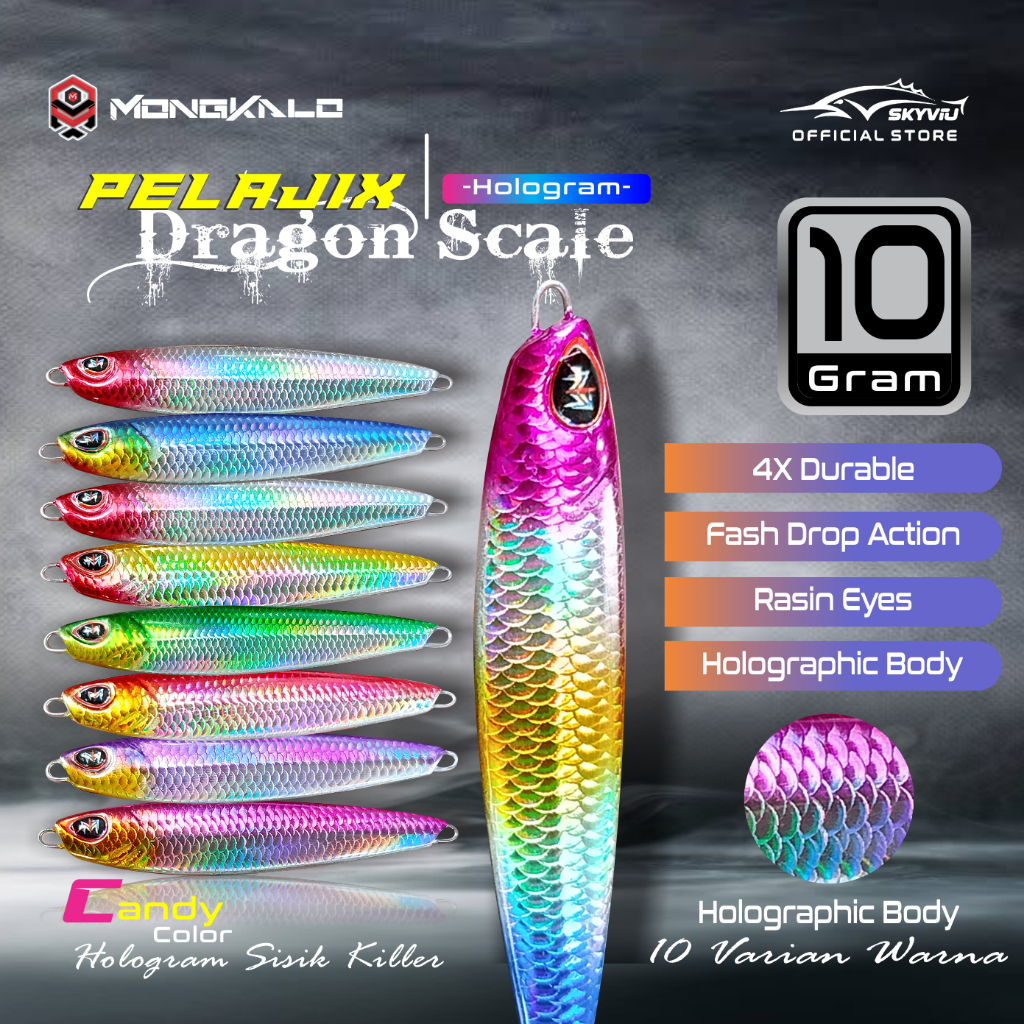 Jual Micro Jig 10 Gram Mongkalo PELAJIX Umpan Casting Ultralight Pinggiran Killer 10G 10gr 10grm ...