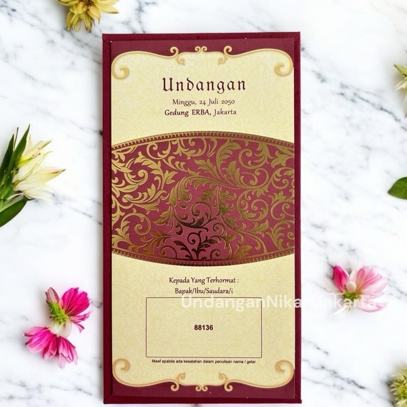 Jual Blangko Undangan Kosong Pernikahan Erba BLANKO UNDANGAN MURAH ...