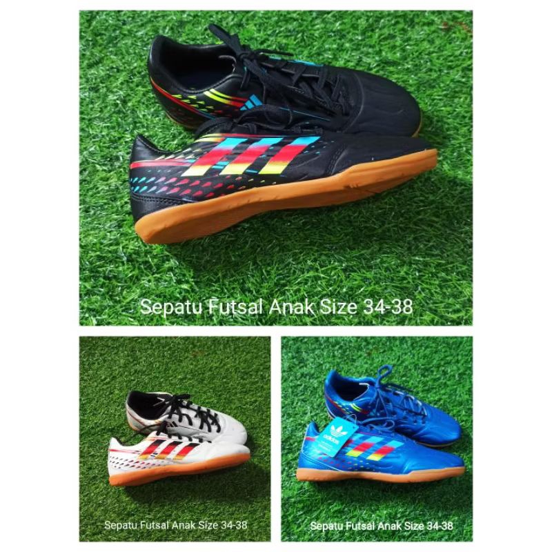 Jual SEPATU FUTSAL AD1D4S JUNIOR ANAK ANAK SEPATU FUTSAL JUNIOR PREMIUM ...