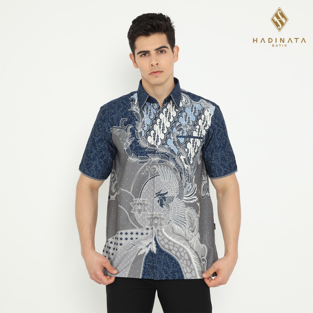 Jual Hadinata Embroidery Batik Kemeja Pendek Jaya Jiva | Shopee Indonesia