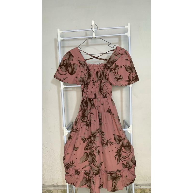 Jual dres motif pink ( belum pernah pakai) | Shopee Indonesia
