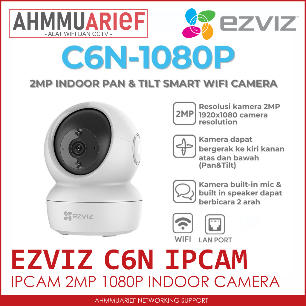Jual KAMERA CAMERA CCTV IPCAM CCTV EZVIZ C6N 2MP | Shopee Indonesia