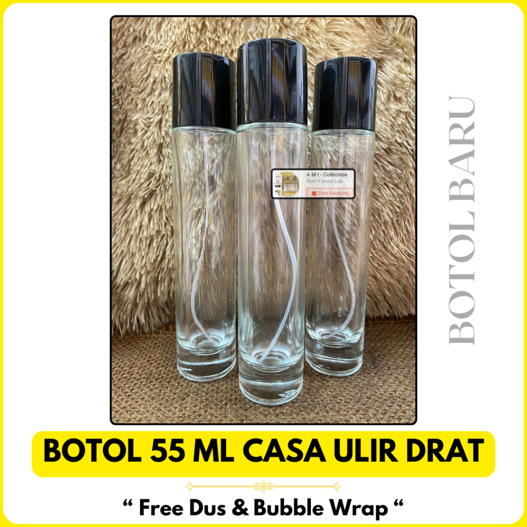 Jual Botol Parfum CASA 55 ML Ulir Drat Harga Satuan | Shopee Indonesia