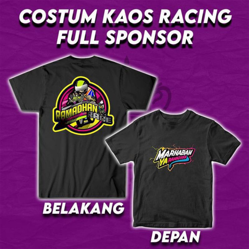 Jual Kaos Ramadhan Race Marhaban Ya Ramadhan Logo Bulat | Shopee Indonesia