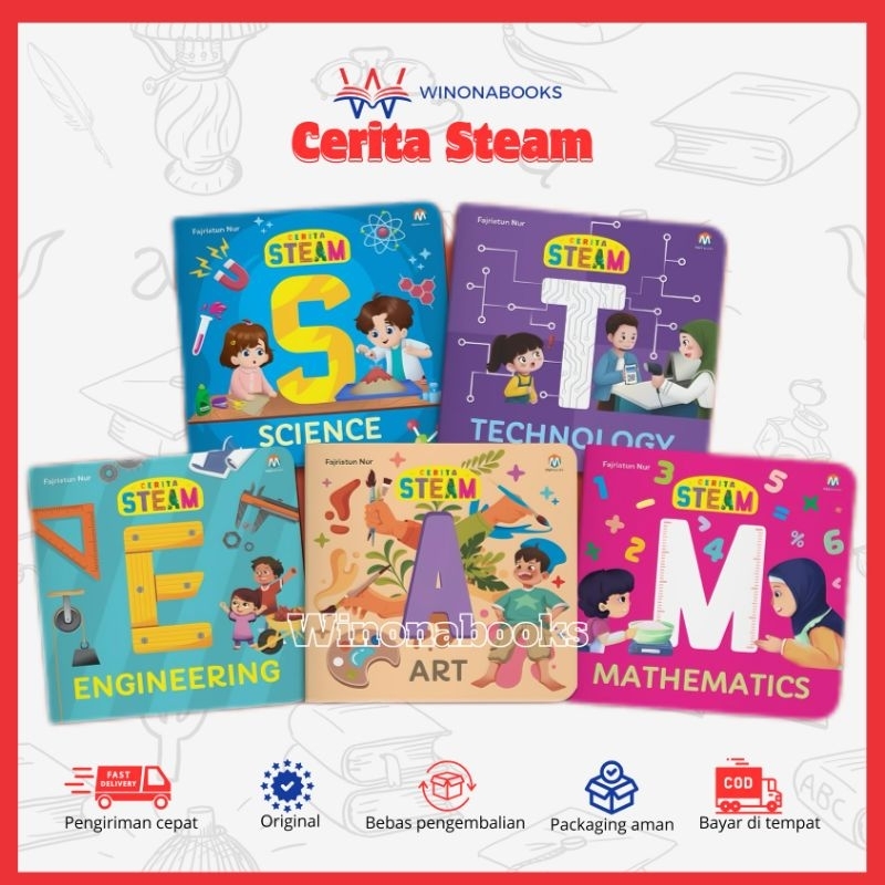 Jual CERITA STEAM (Science, Technology, Engineering, Arts, and ...