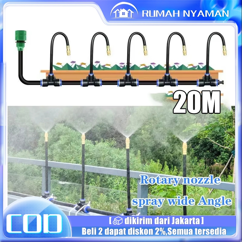Jual 10M Flexible Tube with Adjustable Brass Nozzle | Universal Micro ...