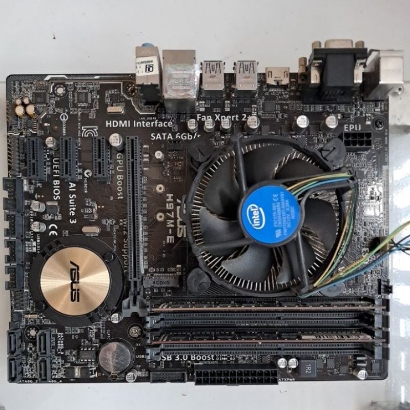 Jual Motherboard Asus H97m-E+prosesor core i5-4670+Ram 8gb | Shopee ...