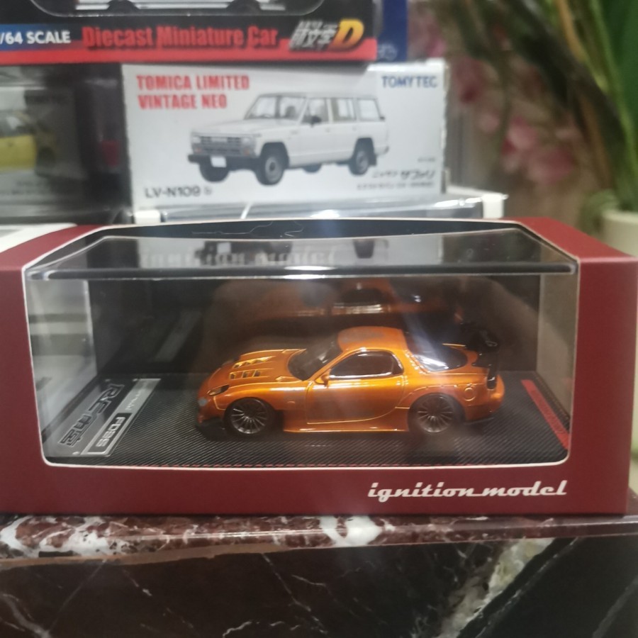 Jual Ignition Model IG 1 64 Mazda RX7 FD RE Amemiya FD3S Orange Metallic | Shopee Indonesia