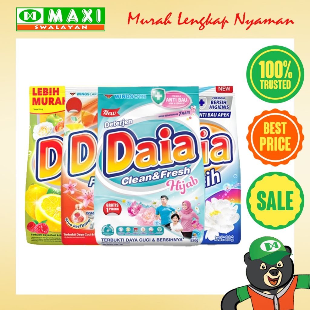 Jual Daia Detergen Kemasan 800gr | Shopee Indonesia