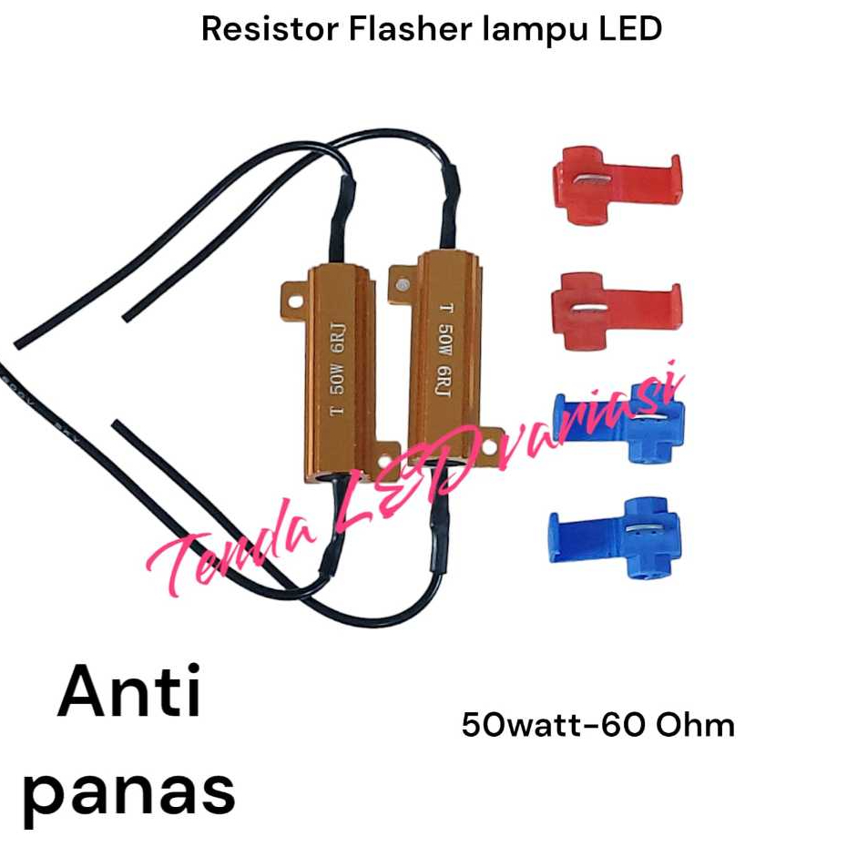 Jual Resistor Flasher Lampu LED Sein Mobil untuk sein kedip normal ...