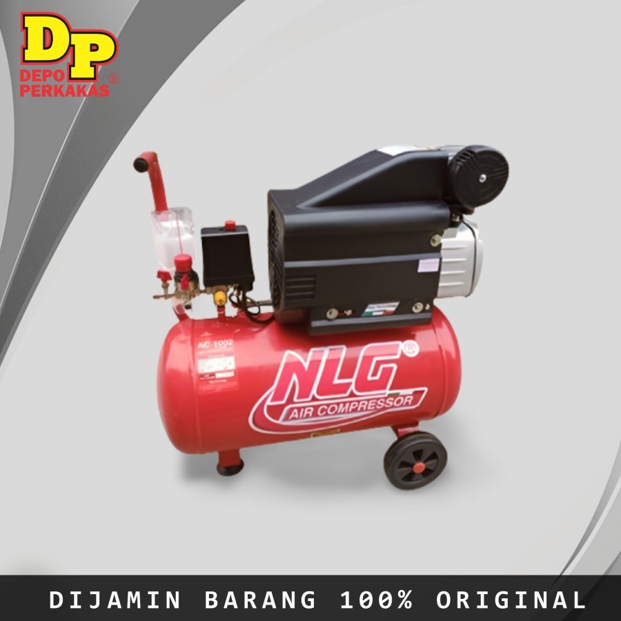 Jual Mesin Kompresor Oli 24L Angin Listrik 2 HP NLG AC1002 / AC 1002 ...