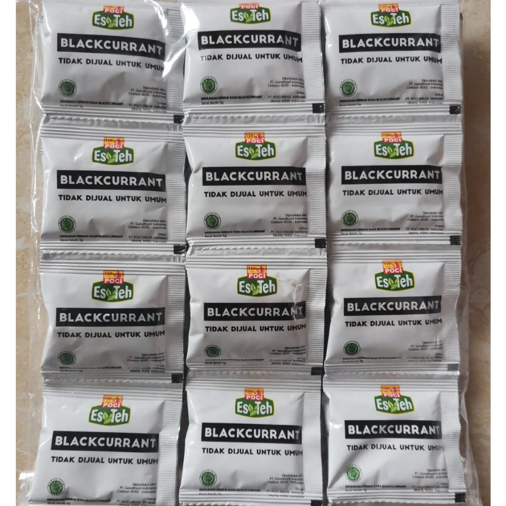 Jual serbuk rasa teh poci apel anggur jeruk mangga, RENCENG (10sach ...