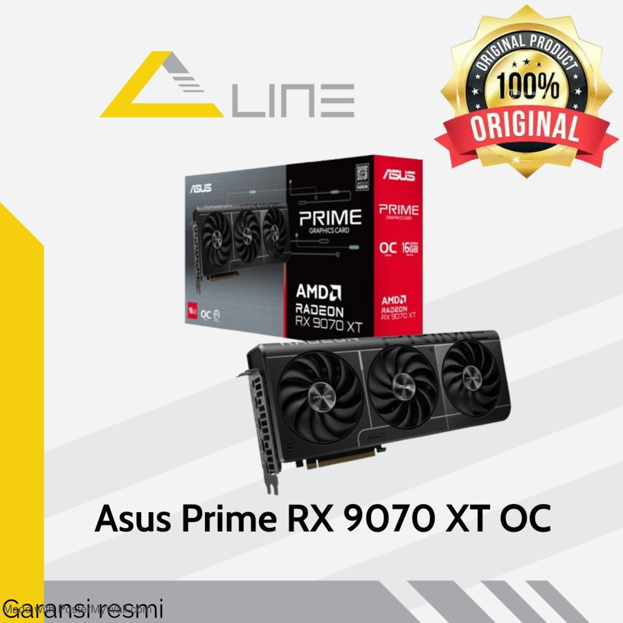 Jual ASUS Prime Radeon RX 9070 XT OC Edition 16GB GDDR6 | Shopee Indonesia