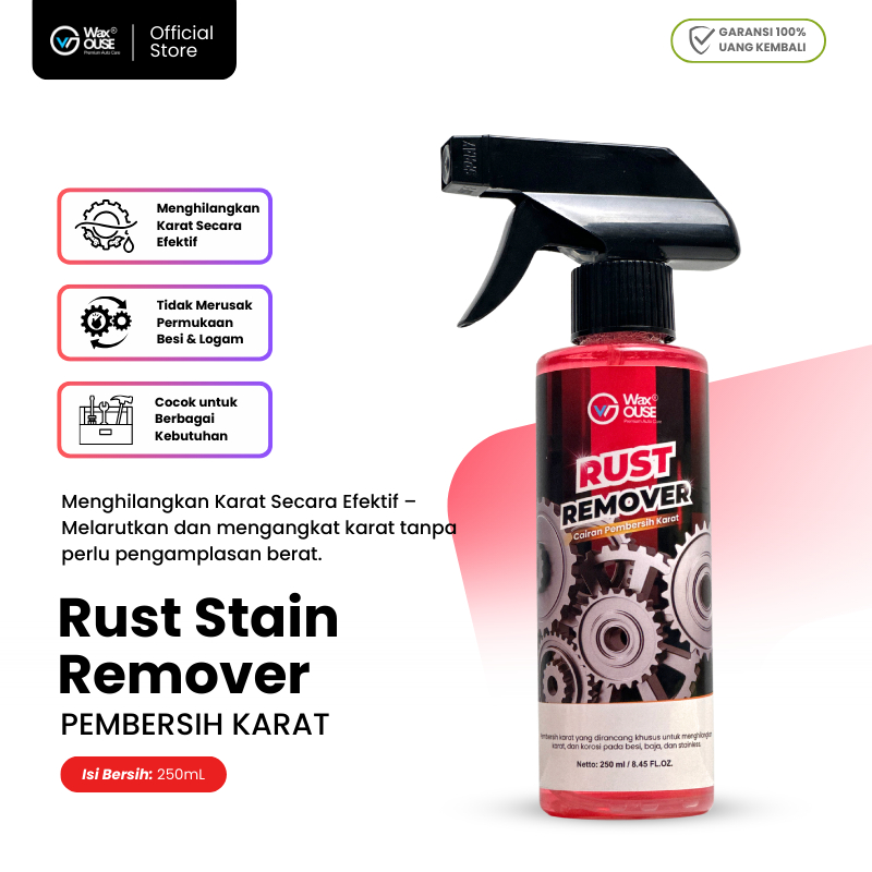 Jual Waxouse Rust Remover Penghilang Karat Cairan Pembersih Karat Besi Karat Mesin Mobil Motor ...