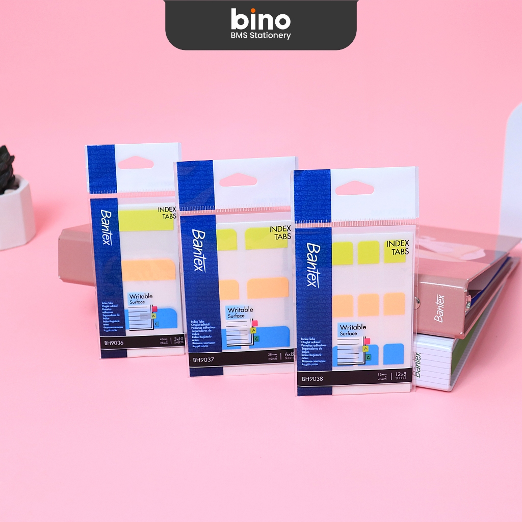 Jual [BMS Tangerang] Bantex Index Tab / Penanda Halaman Buku Mudah ...