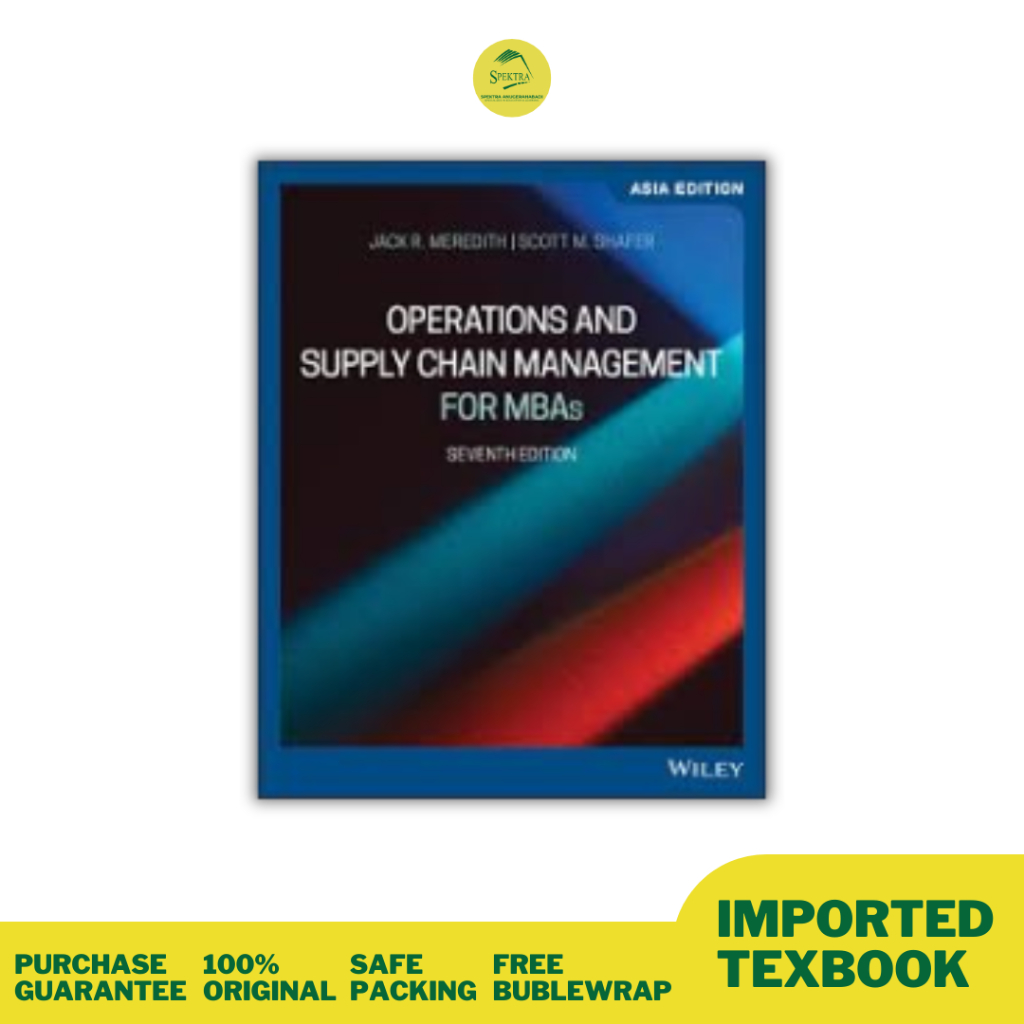 Jual Buku Operations and Supply Chain Management for MBAs 7th Edition ...