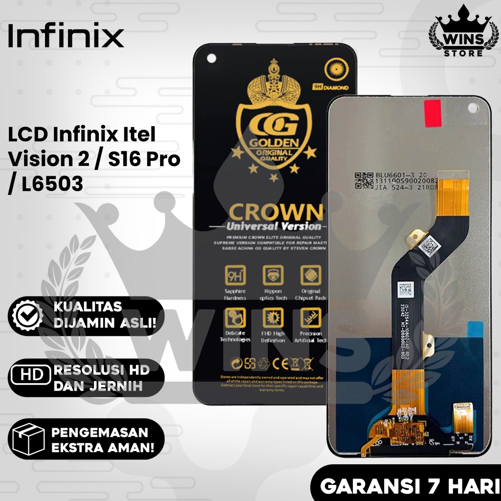 Jual LCD TOUCHSCREEN ITEL VISION 2 / L6503 / S16 PRO ORIGINAL FULLSET ...