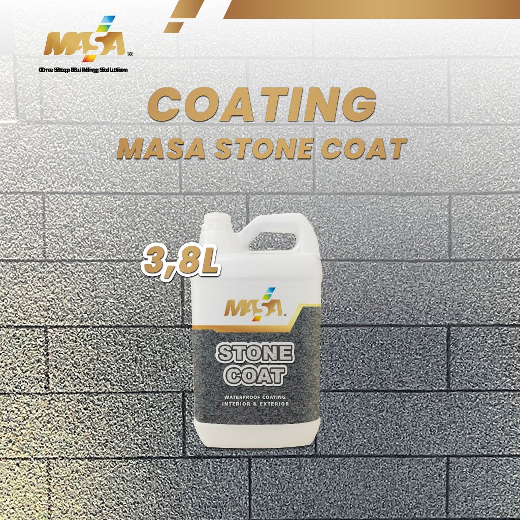 Jual 3.8 LT COATING MASA STONE COAT UNTUK CAT TEXTURE ATAU BATU ALAM ...