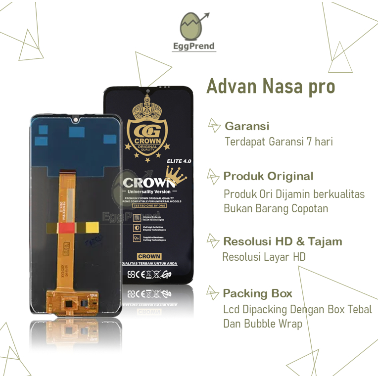 Jual LCD TOUCHSCREEN ADVAN NASA PRO ORIGINAL FULLSET COMPLETE | Shopee ...