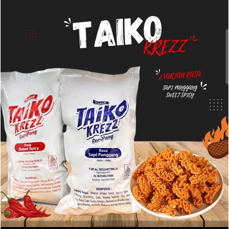 Jual Snack taiko krezz guripang, guripang taiko krezz 500gr hampers ...