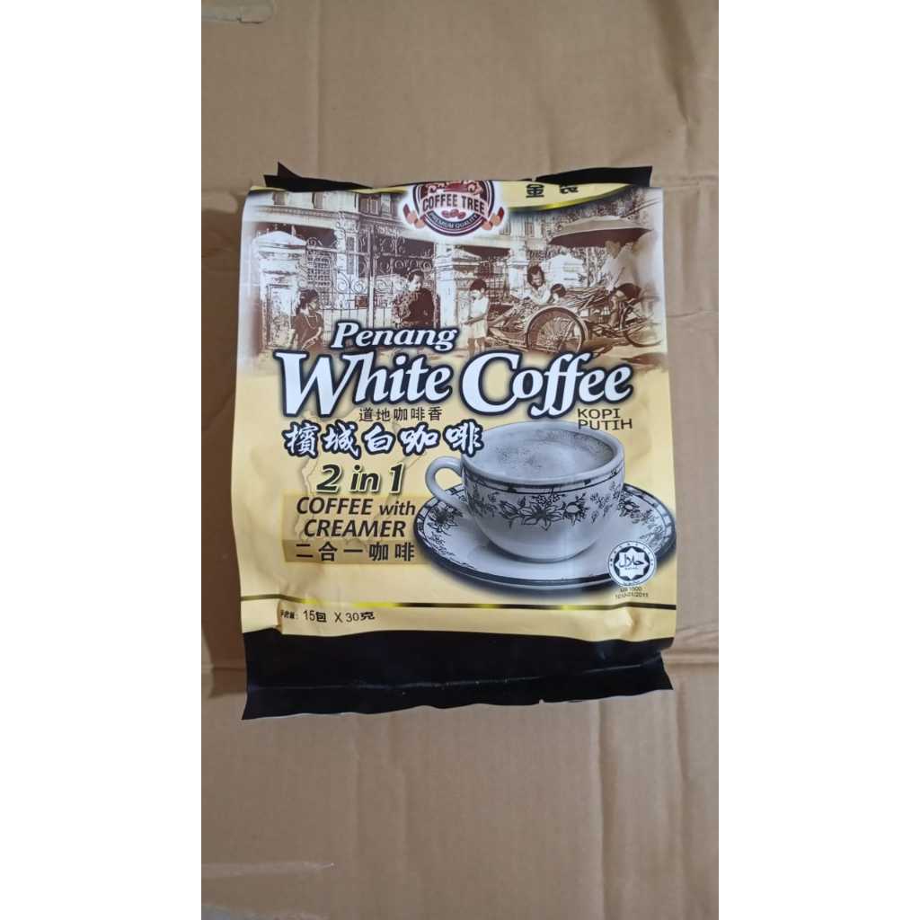 Jual Coffee Tree Penang White Coffee 2 in 1 Kopi Putih Coffee and Creamer | Shopee Indonesia