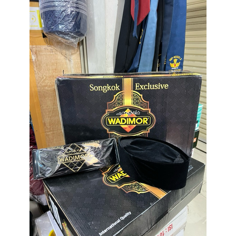 Jual Songkok WADIMOR ORIGINAL 100% ( HARGA PER BOX ) | Shopee Indonesia