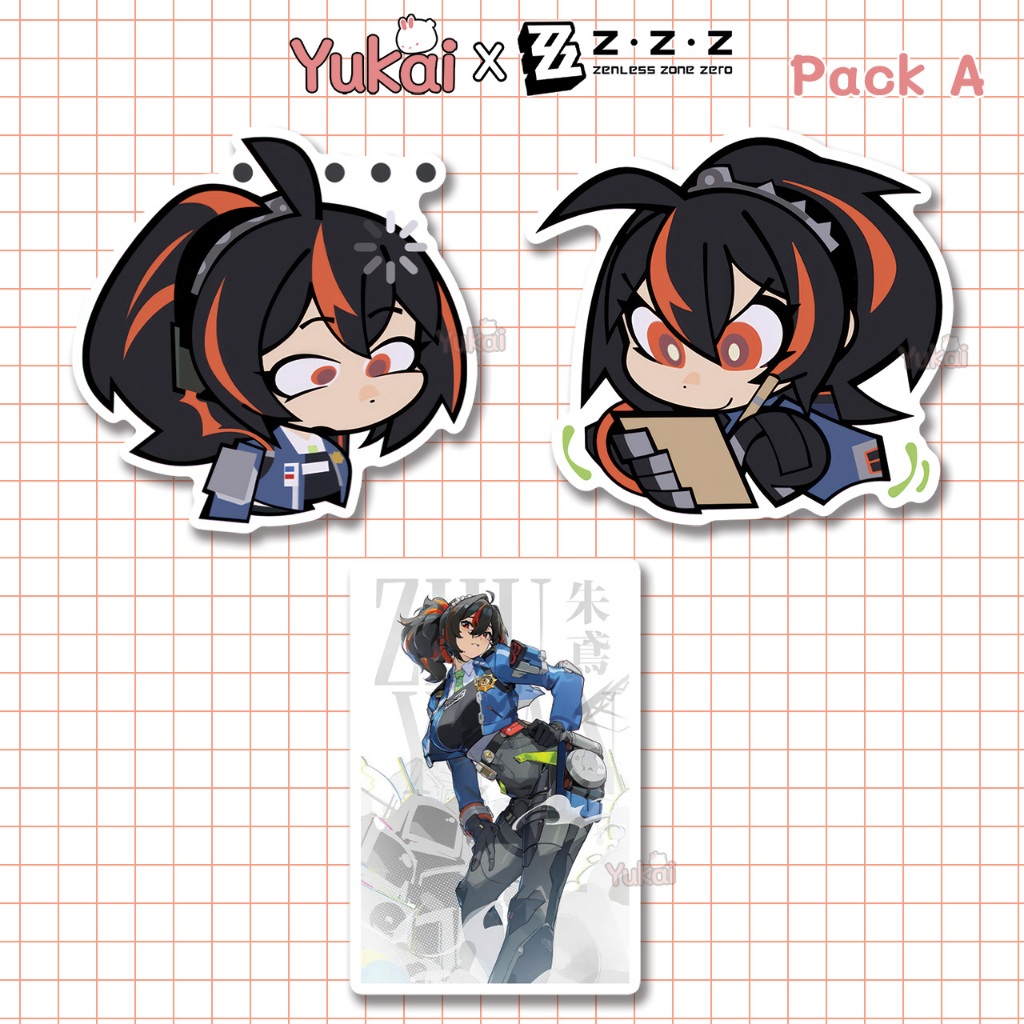 Jual Stiker Zhu Yuan Zenless Zone Zero (ZZZ) Premium - Sticker Pack ...