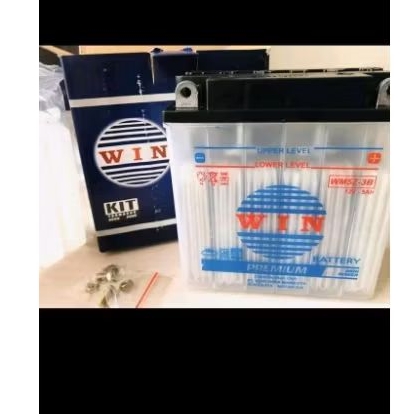 Jual aki basah untuk Mio sporty Vega jupiter Supra x merek win | Shopee ...