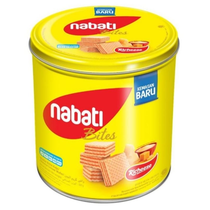 Jual Nabati wafer rasa keju kemasan kaleng 240gr | Shopee Indonesia