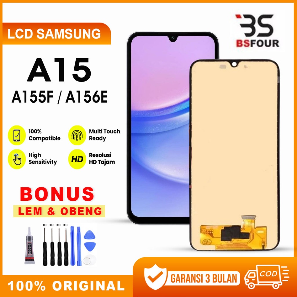 Jual LCD SAMSUNG A15 4G / A155F / A15 5G / A156E FULLSET TOUCHSCREEN ...