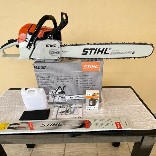 Jual MESIN CHAINSAW ASLI STIHL MS 381 KOMPLIT BAR 24 INCH DAN RANTAI ( SIAP PAKAI ) | Shopee ...
