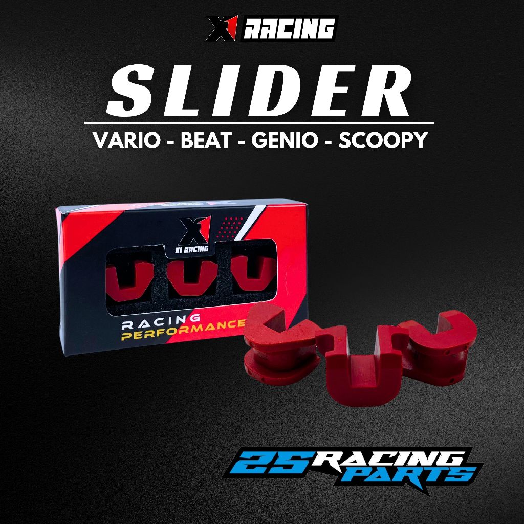 Jual SLIDER PIECE X1 RACING VARIO 125 150 BEAT slider nmax mio KARET ...