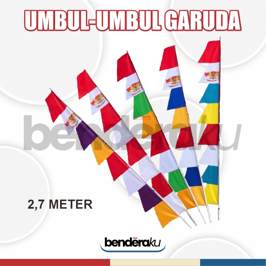 Jual (20PCS) BENDERA UMBUL UMBUL GARUDA | Shopee Indonesia