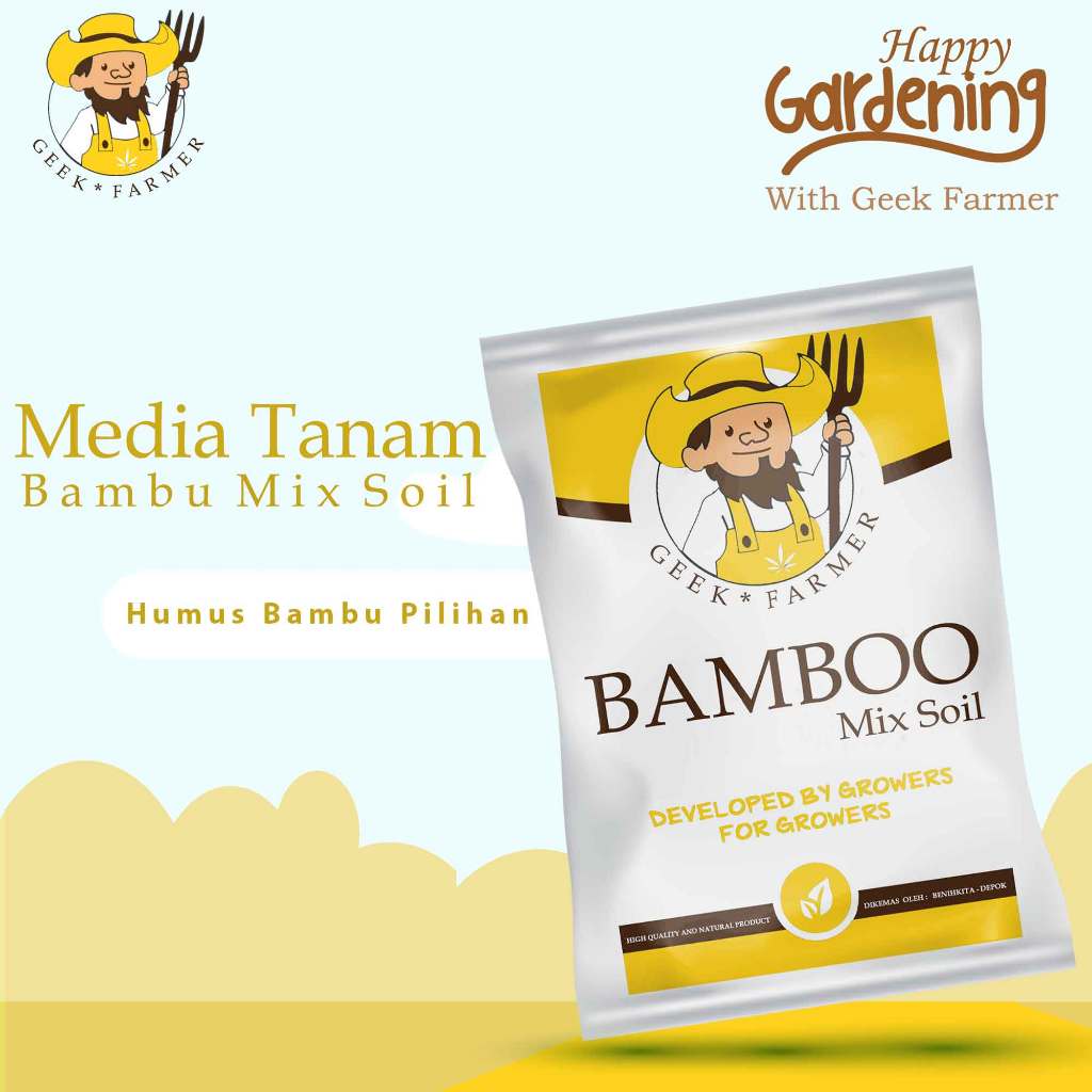 Jual Geek Farmer - Media Tanam Bamboo Mix Soil Tanah Humus Bambu ...