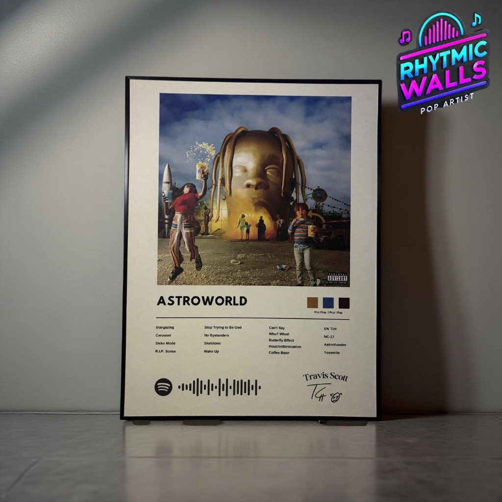 Jual Poster Travis Scott - Astroworld | Shopee Indonesia