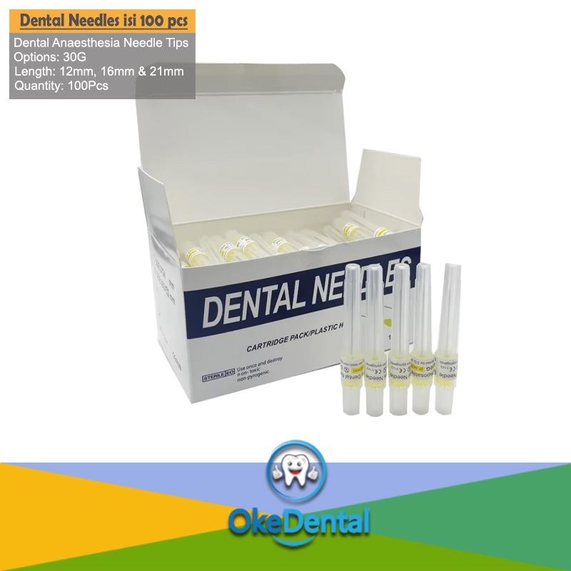 Jual Dental Needle Citoject 30G isi 100 ukuran 12mm 16mm 21mm | Shopee ...