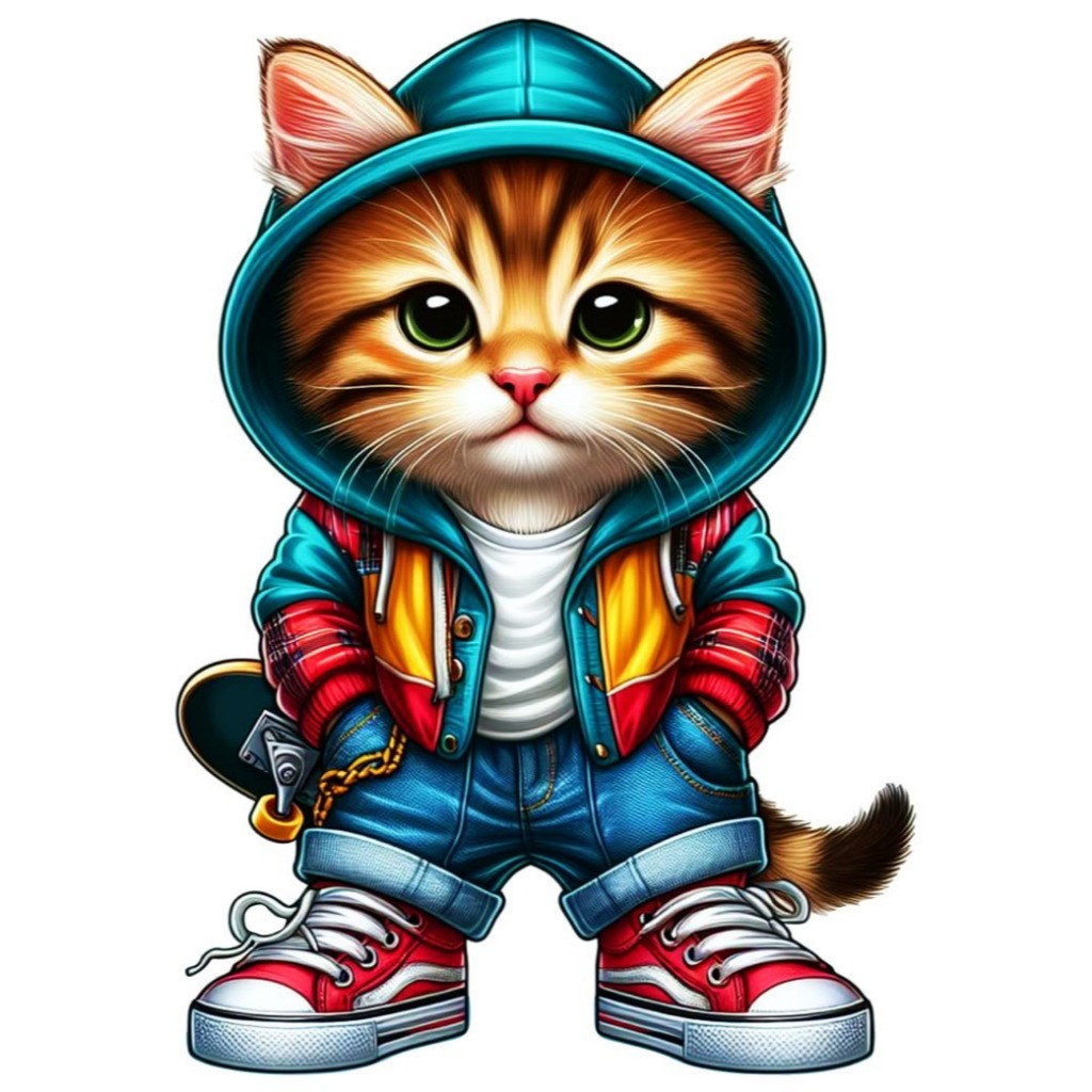 Jual CETAK STIKER FOTO KUCING CUSTOM STIKER VINYL INDOOR | Shopee Indonesia
