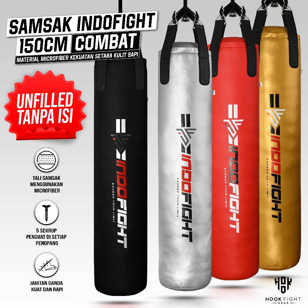 Jual Samsak 150cm Indofight Sansak Boxing Tinju Sandsack Muay Thai Punching Bag | Shopee Indonesia