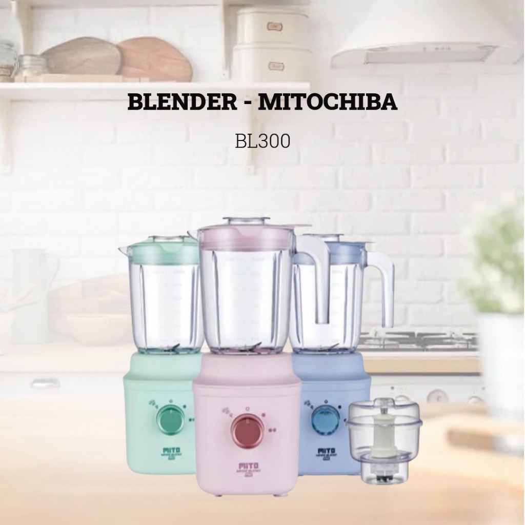 Jual Blender Chopper 2in1 Mito MITOCHIBA BL 300 1.5 liter | Shopee ...