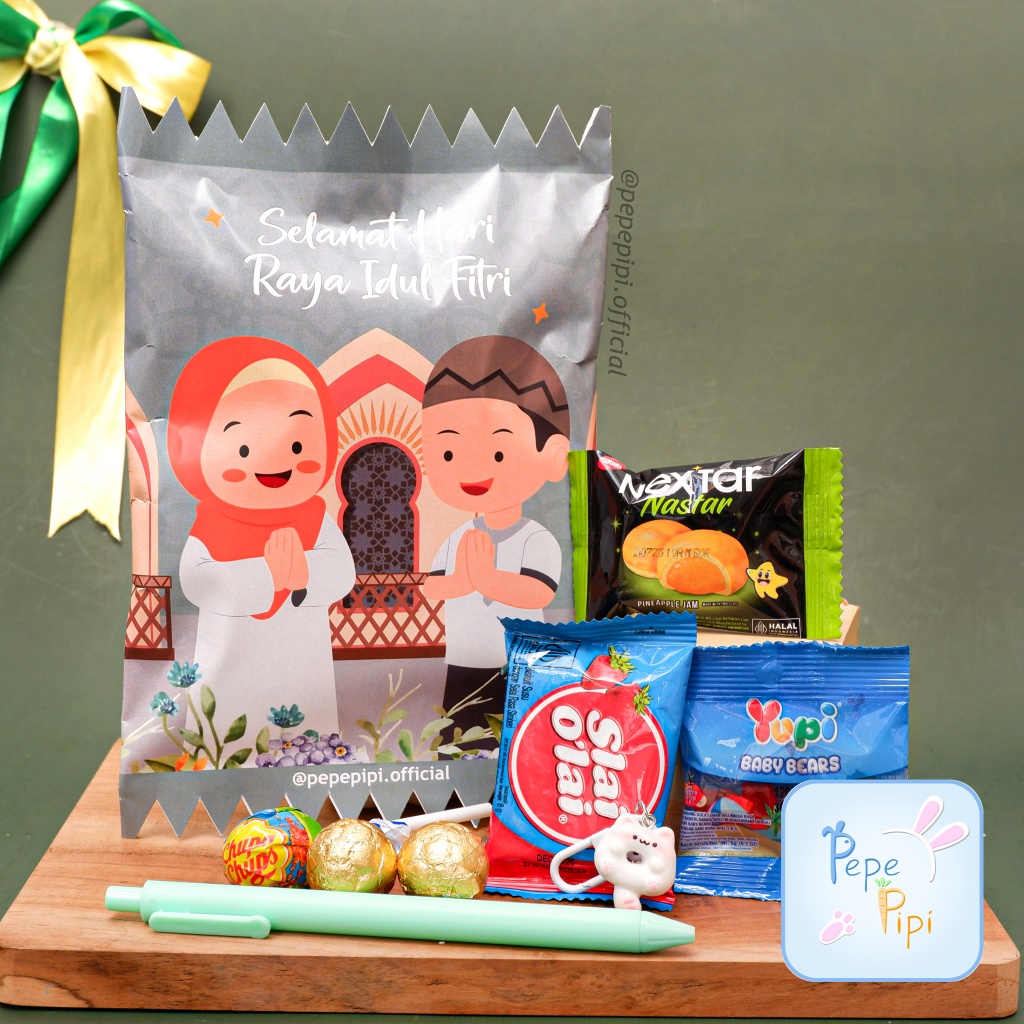 Jual Paket Snack Bag Lebaran Hadiah Parcel Cemilan Hampers Idul Fitri ...