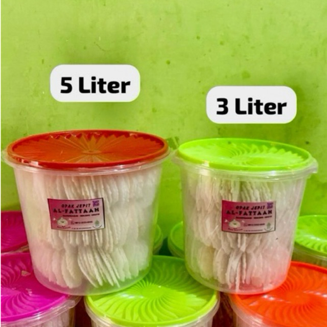 Jual Opak Jepit Gapit Al Fattaah khas Gresik Toples 3 Liter dan 5 Liter ...
