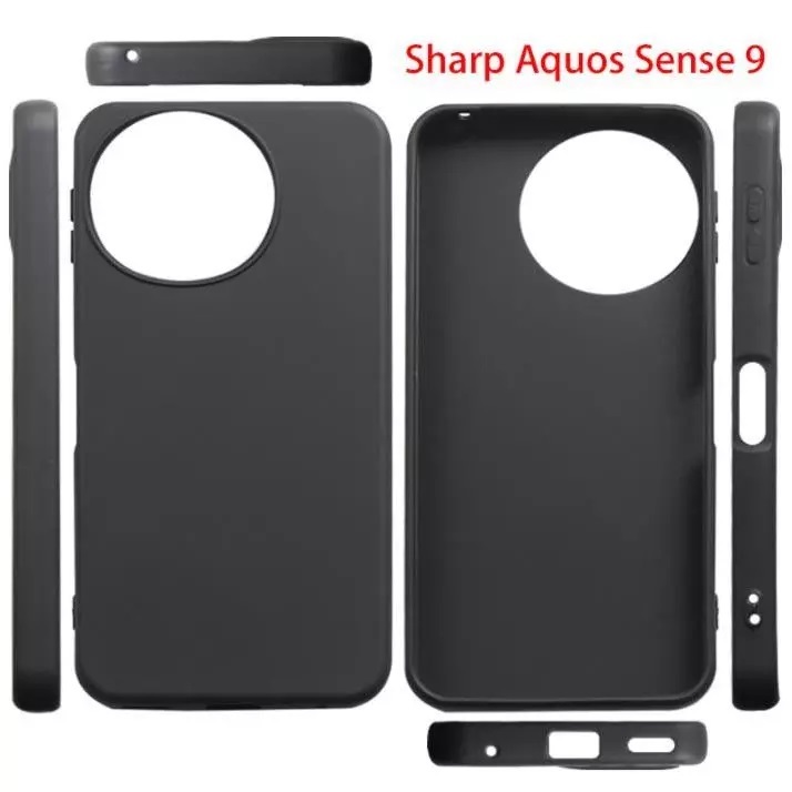 Jual Casing Hp SHARP AQUOS SENSE 9 Silikon Hitam RING MAGSAVE Soft Case ...