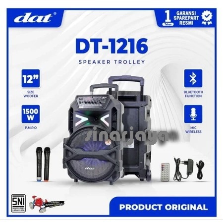Jual Speaker Portable Dat DT 1216 Echo Original dat dt1216 | Shopee ...