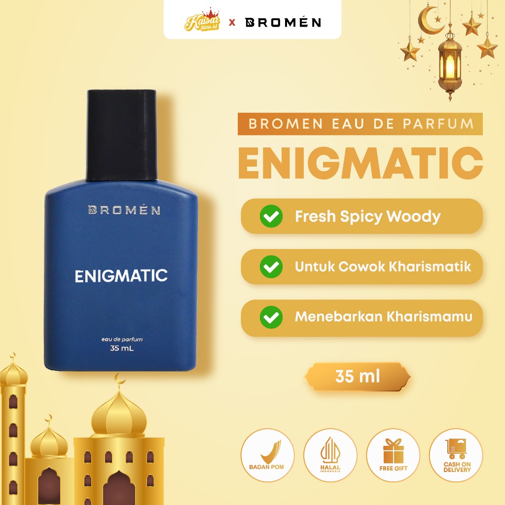 Jual BROMEN PARFUM ENIGMATIC Parfum EDP Tahan Lama Aroma Manly Strong ...