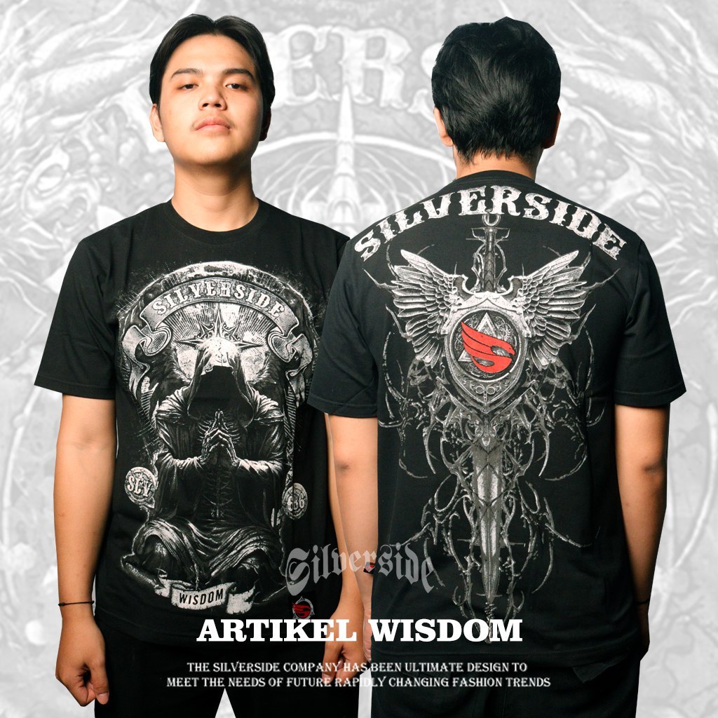 Jual SILVERSIDE WISDOM T-shirt / Kaos Distro Cowok/ Distro Cowok Combed ...