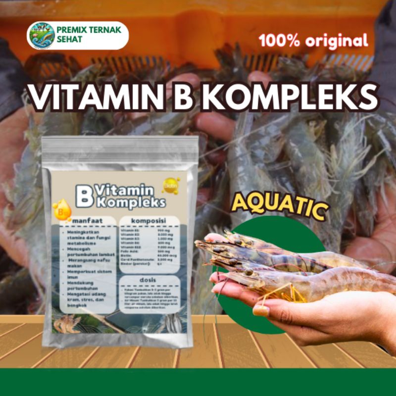 Jual Vitamin B Kompleks 1kg, membantu mengurangi stress pada udang dan ikan Meningkatkan daya ...