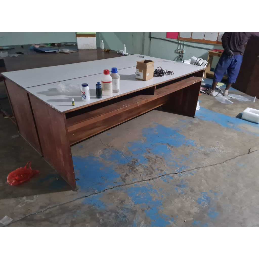 Jual MEJA MEETING KAYU JATI KUAT BEKAS Meja Kantor Meja Kerja READY ...