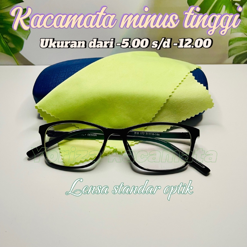 Jual KACAMATA MINUS TINGGI -5 sd -12 KACAMATA RABUN JAUH PRIA DAN ...