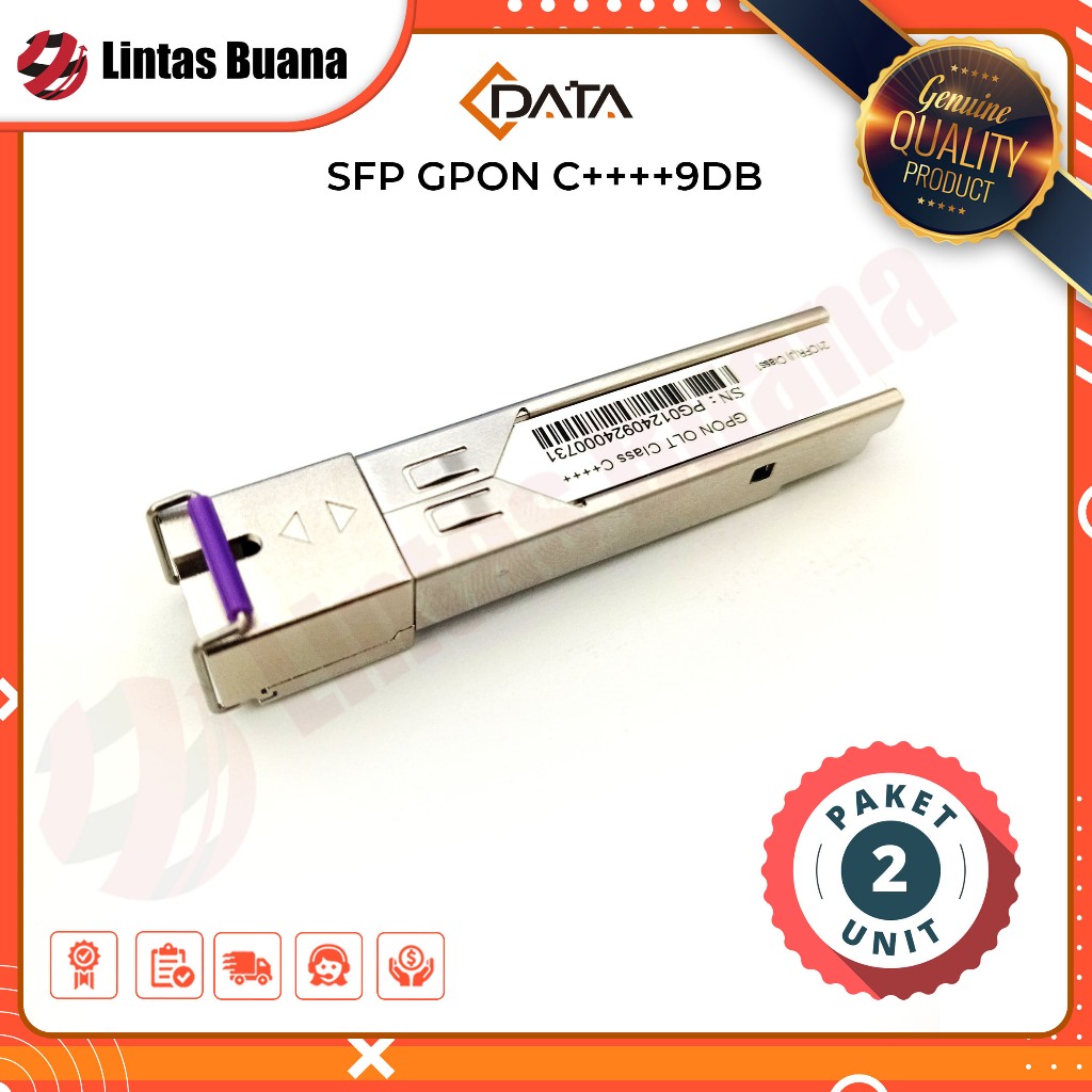 Jual C-DATA GPON SFP MODULE C++++ 9db ( CDATA SFP GPON C+++ 9dBm ...